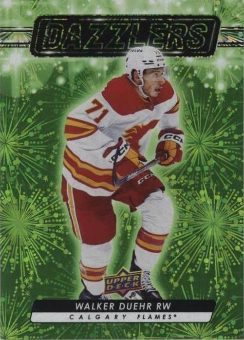 2023-24 Upper Deck Series 2 - Dazzlers Walker Duehr #DZ-66 Green (RC ...