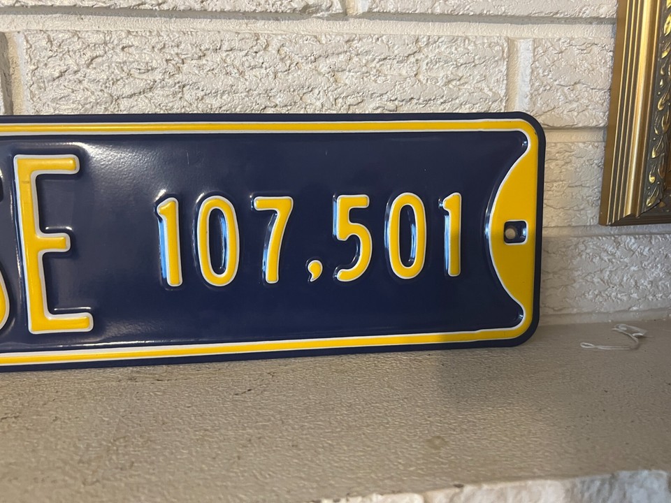 Maize and Blue Michigan Wolverines Big House Street Sign 107,501 | eBay