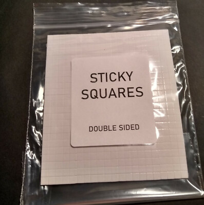 Small Sticky Squares - 5mm x 5mm - Double Sided - Tiny Adhesive Foam ...