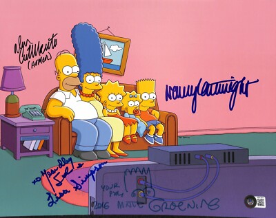The Simpsons Signed Cast 11x14 4x Including Groening & Castellaneta ...