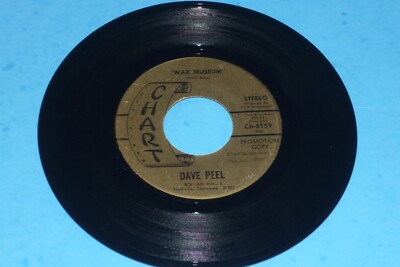 DAVE PEEL - "AN ORDINARY DAY / WAX MUSEUM" - 45 RPM RECORD - CHART ...