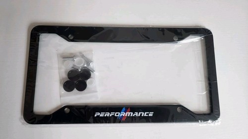BMW Performance License Plate Frame - Black Metal - M2 M3 M4 M5 328i ...