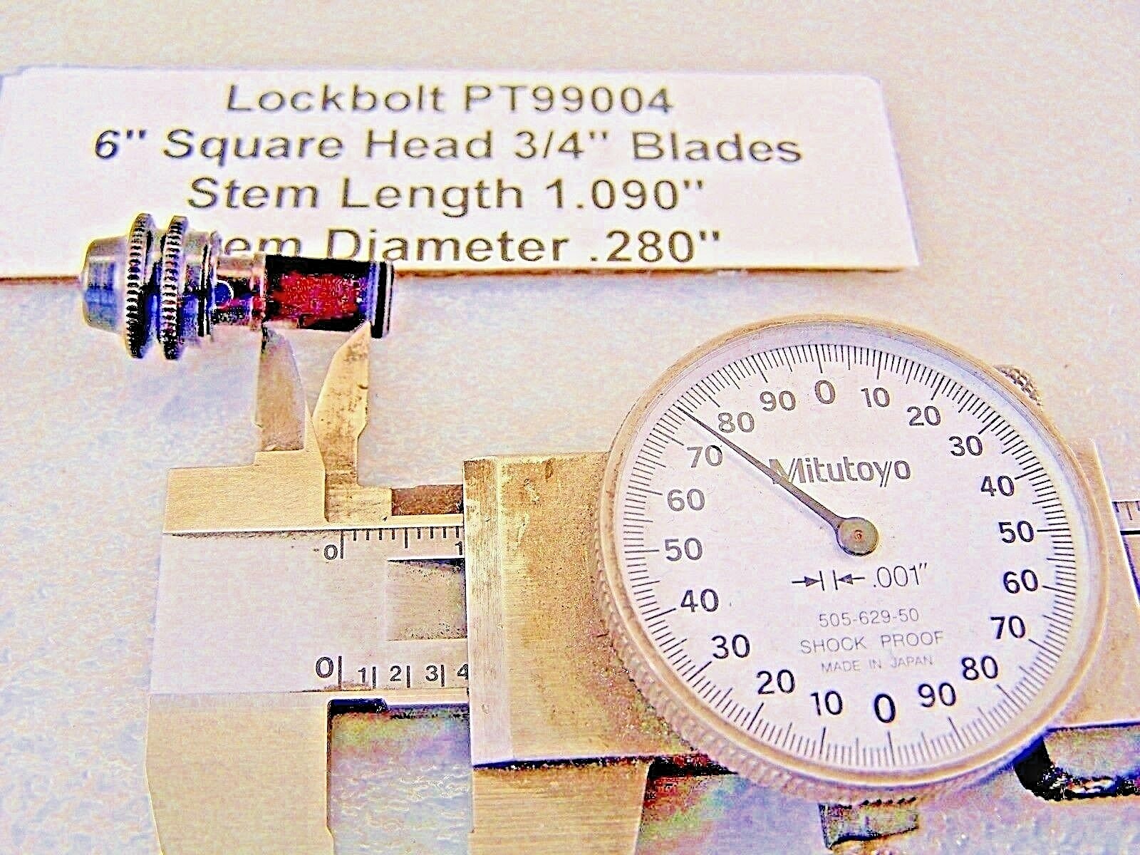 Lockbolt for Starrett 6" Square Heads that use 3/4" Wide Blades Only ...