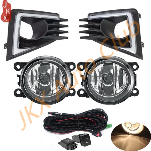 For Mitsubishi Mirage ATTRAGE 2021-2024 LED DRL Day Light+Halogen Fog ...