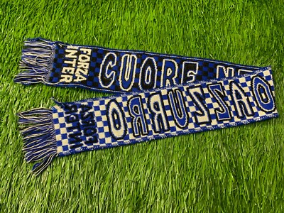 INTER MILAN ITLAY RARE FOOTBALL SOCCER FAN MINI SCARF ONE SIZE | eBay