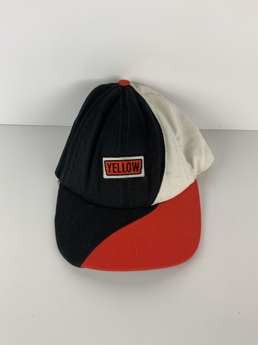 Vtg Retro Yellow Freight Company Snapback Hat Truck Trucking Orange ...