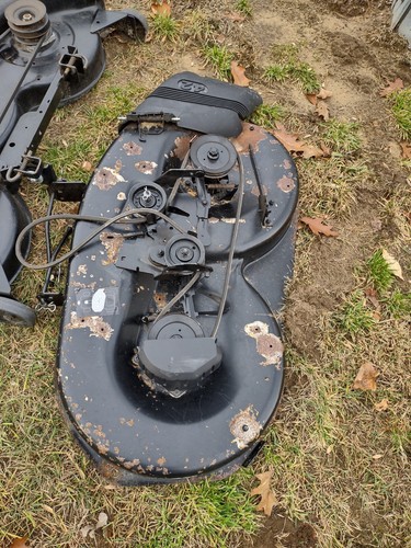 Craftsman Husqvarna 42" Mower Deck Used LOCAL PICKUP MICHIGAN | eBay