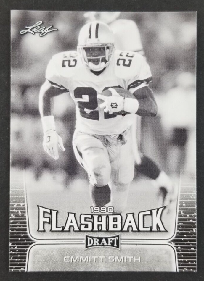 Emmitt Smith 2020 Leaf Flashback Football Card #92 (NM) | eBay