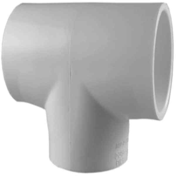 PVC Fittings 3/4 in. Tee Pro Pack Sch 40 (20-Pack) Underground Rated ...