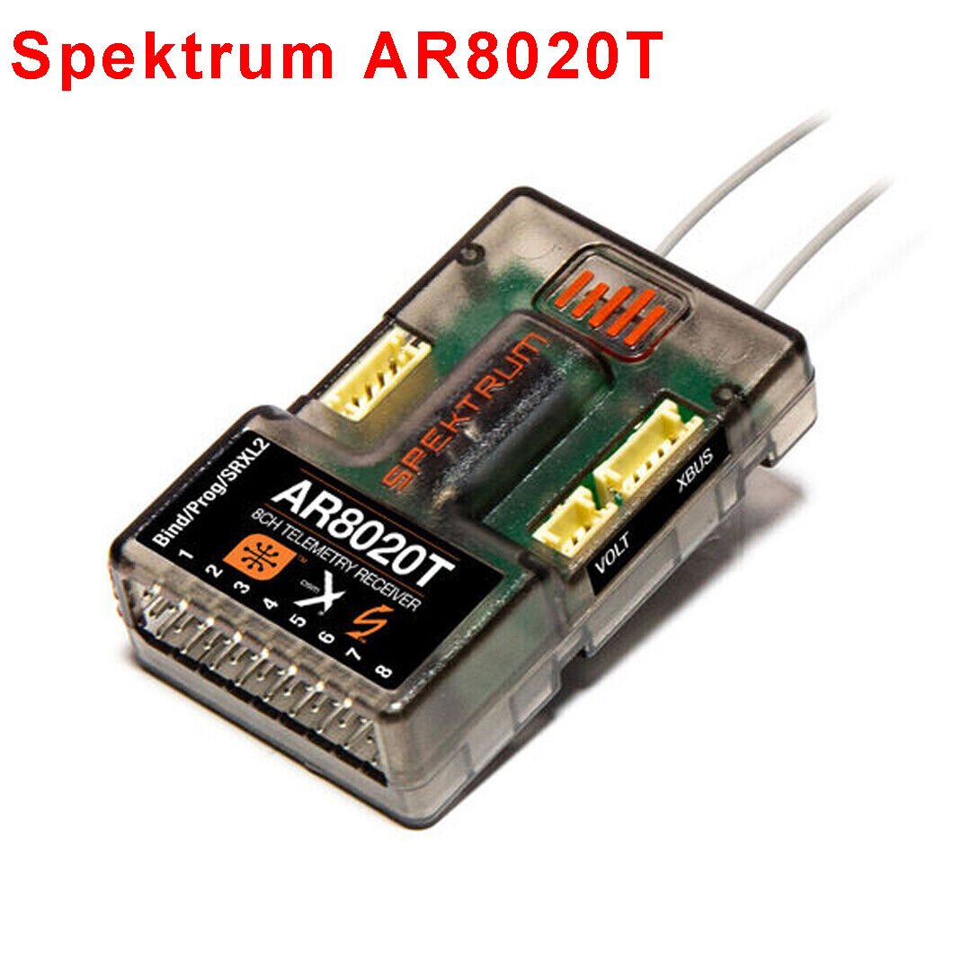 Spektrum AR8020T DSMX 8-Channel Telemetry Receiver SPMAR8020T in bulk ...
