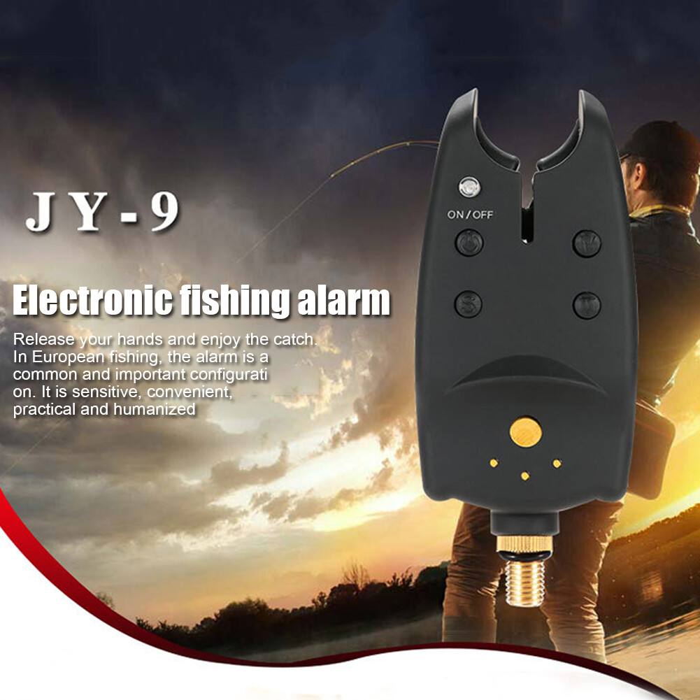 LED Fish Bite Alarm Sound Bell Adjustable Carp Sea Fishing Tackle ...