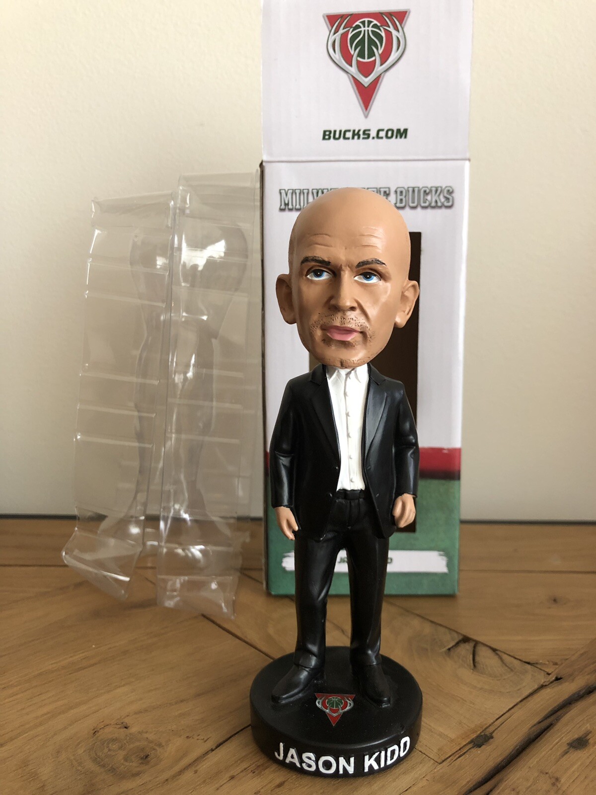 Jason Kidd Milwaukee Bucks SGA Bobblehead HOF Basketball Nets Doll | eBay
