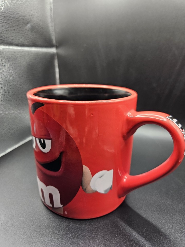 2016 M&M Candy RED MM Coffee Tea Mug Cup 16 Oz Logo Promotional ...