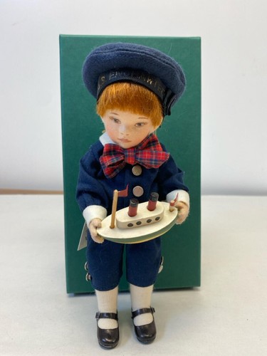 R JOHN WRIGHT CAPTAIN COREY DOLL WITH BOAT A TIME TO REMEMBER 7" LE 100 ...