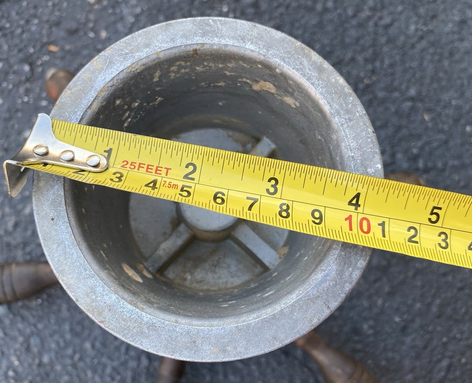 ORIGINAL MID CENTURY DUOTROL GALVANIZED METAL AND WOOD,15" SHIP'S WHEEL ...