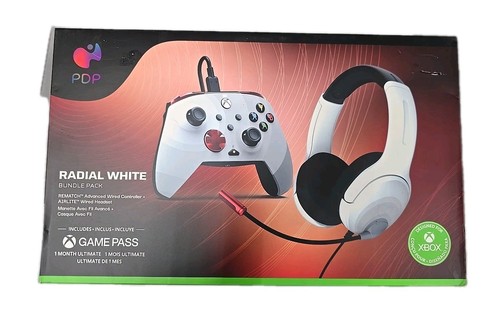 PDP XBX BUNDLE Rematch CONTROLLER and Airlite Wired Headset Radial ...