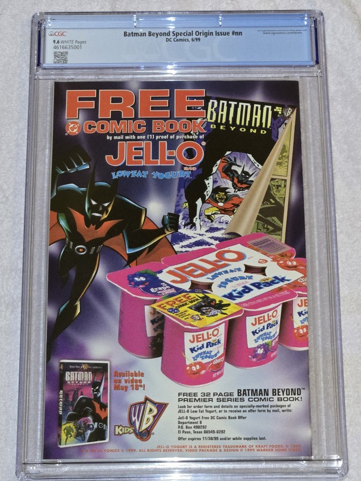 Batman Beyond #1 Special Origin Issue CGC 9.6 WP DC 1st App Terry McGinnis | eBay