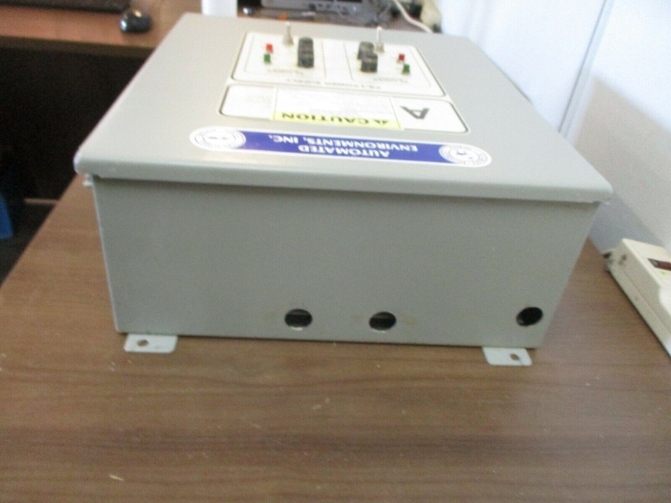 Automated Environments, Inc. Power Supply PS-1 Type 12 Enclosure Used ...
