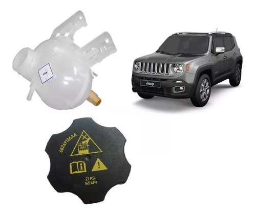 Radiator Coolant Overflow-Reservoir Expansion Tank For Jeep Renegade ...
