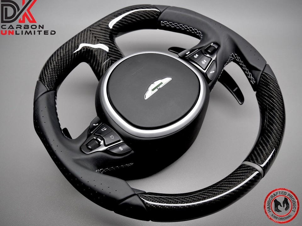 Aston Martin Vantage DBS DB11 Silver Ring Napa Leather Carbon Steering ...