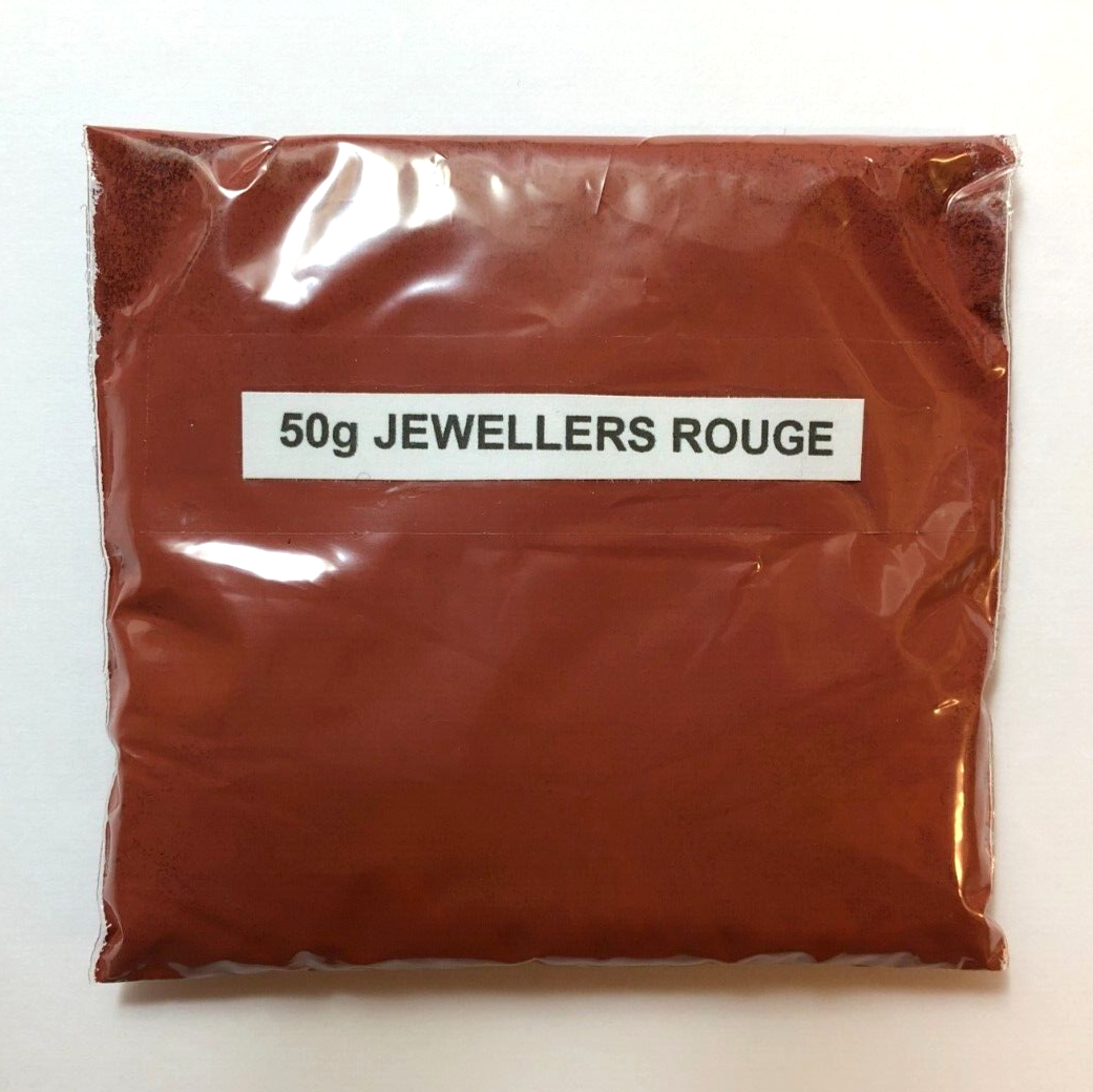 JEWELLERS ROUGE POWDER / 50g~ GOLD~SILVER~JEWELLERY POLISH~POLISHING ...