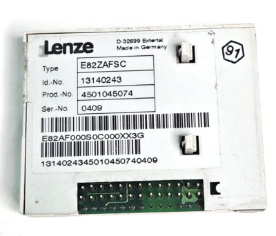 Lenze E82ZAFSC 31140243 Function Module | eBay