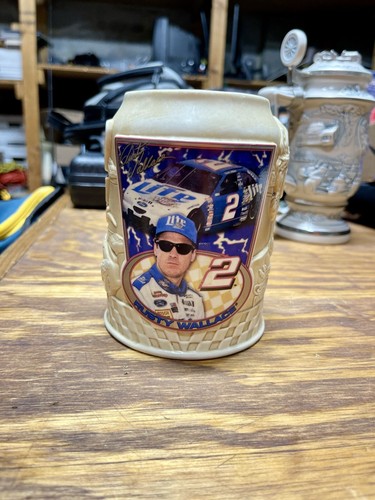 Vintage Rusty Wallace No. 2 Nascar Huge Miller Lite Stein/Mug | eBay