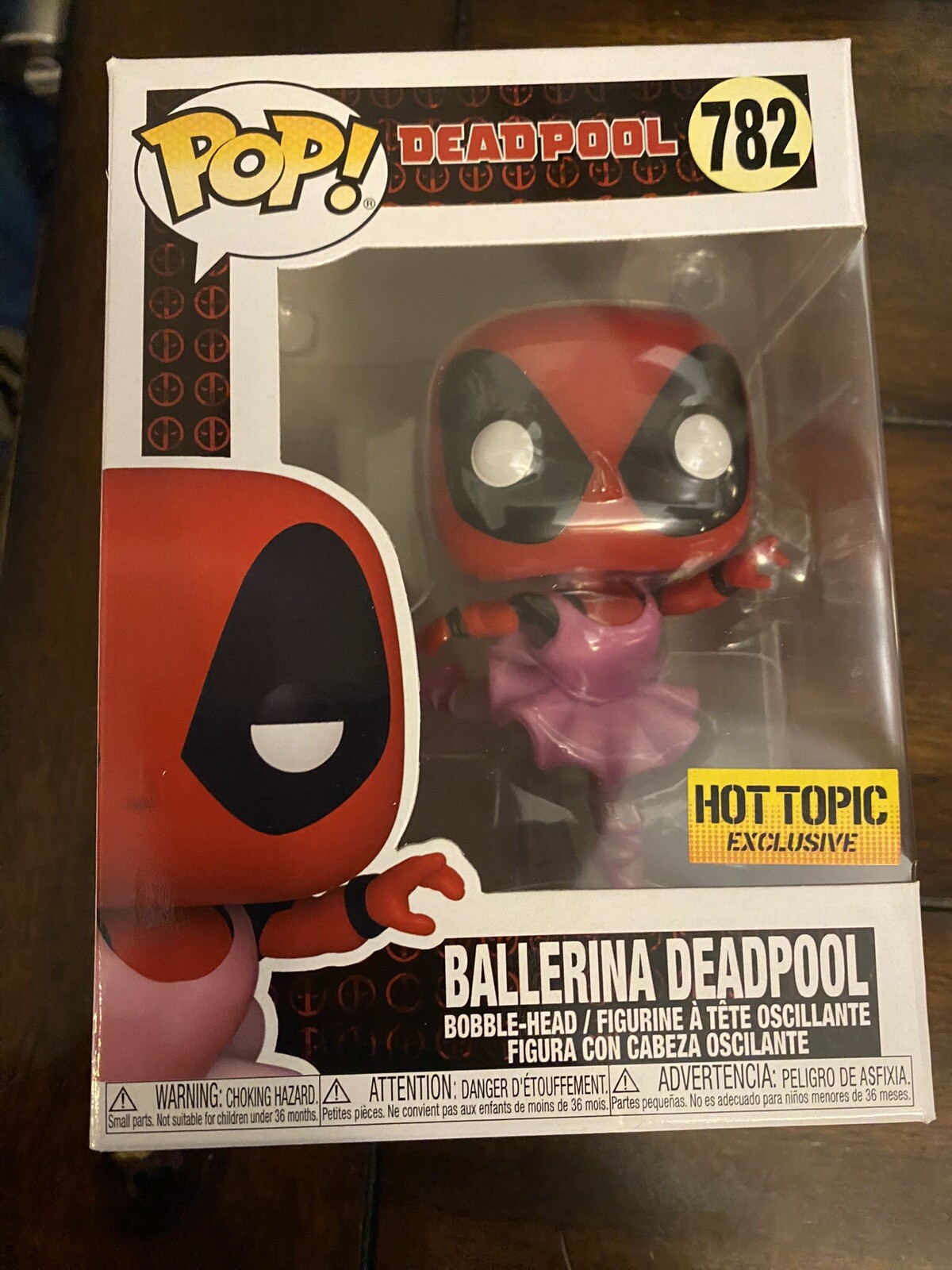 Funko Pop Marvel Ballerina Deadpool #782- Hot Topic Exclusive- New | eBay