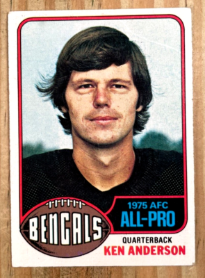 1976 TOPPS KEN ANDERSON CARD#10 AUGUSTANA COLLEGE CINCINNATI BENGALS | eBay