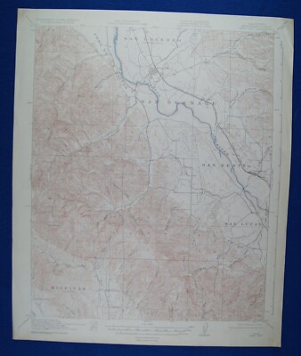Reproductions - 1937 Topo Map
