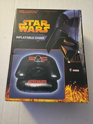 Star Wars Inflatable Chair Dark Vadar Black Kellytoy | eBay