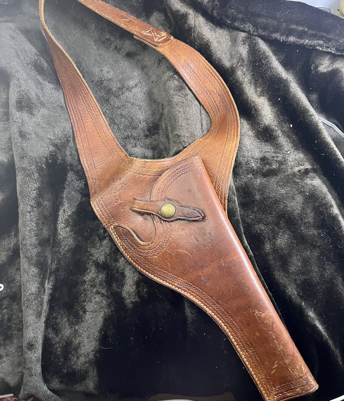 LAWRENCE LEATHER VINTAGE SHOULDER HOLSTER | eBay