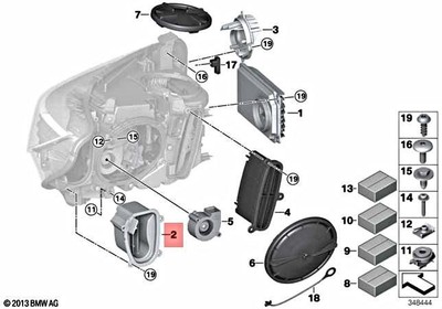 Genuine Direction indicator LED Right BMW F32 F33 F36 F80 F82 F83 ...