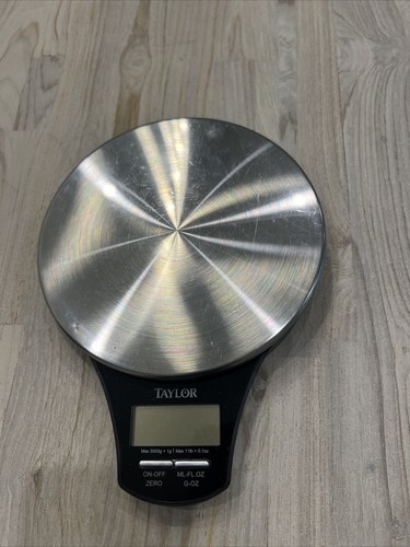Taylor Stainless Steel Digital Scale Model # 3835 | eBay