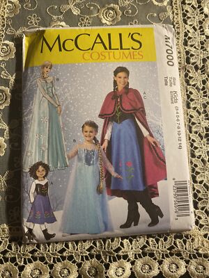 McCalls Halloween Costume 7000 Child Size 3-12 Misses S-Xl Uncut ...