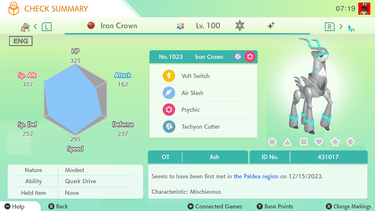 Shiny Terapagos Shiny Pecharunt Gouging Fire Raging Bolt Iron Boulder ...