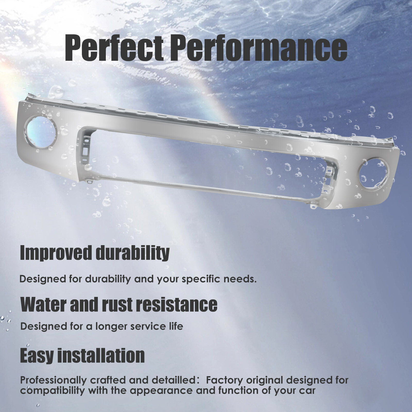 2007-2013 Toyota Tundra Front Bumper Chrome Steel | 521110C021 ...