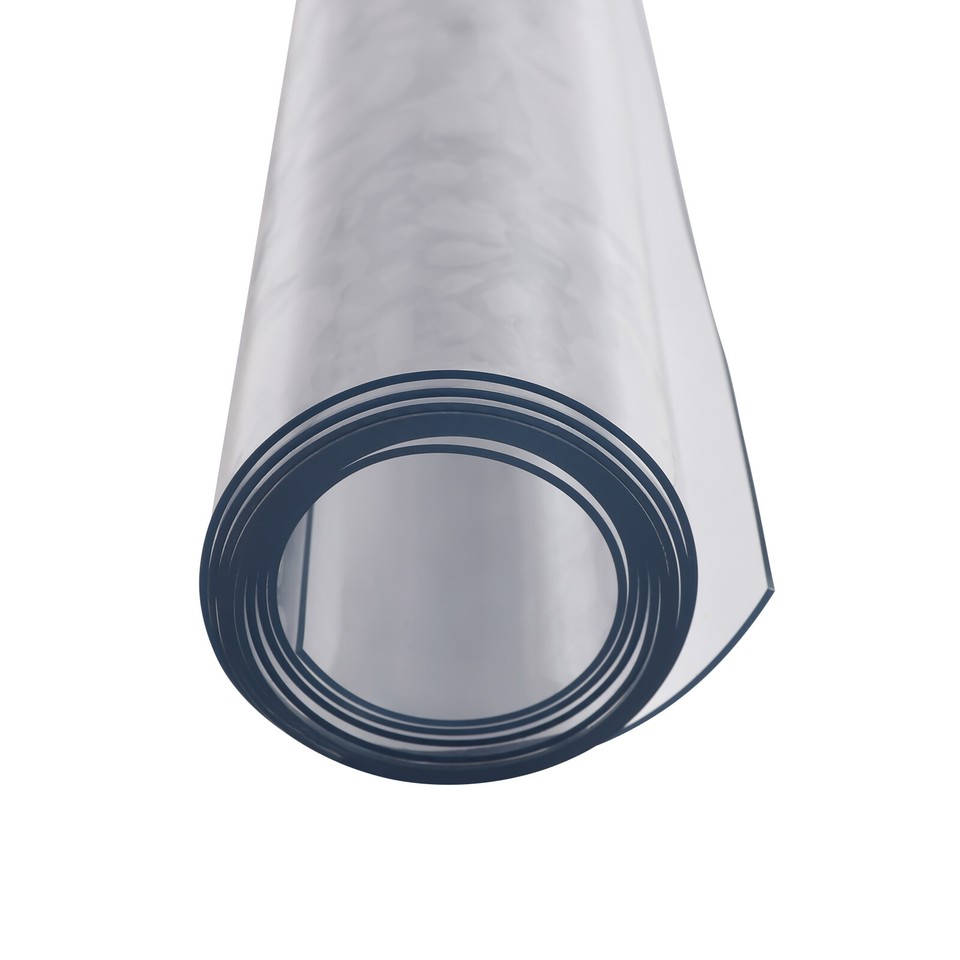 2MM ， Thick Clear Transparent PVC Tablecloth Clear Dining Table ...