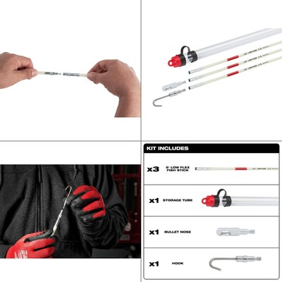 15 Ft. Low Flex Fiberglass Fish Stick Kit With Accessories | Milwaukee ...