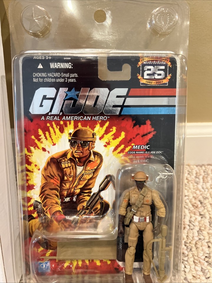 GI Joe ARAH 25th Ann Comicon Doc Silver Foil Mail Away Mint Sealed MOC ...
