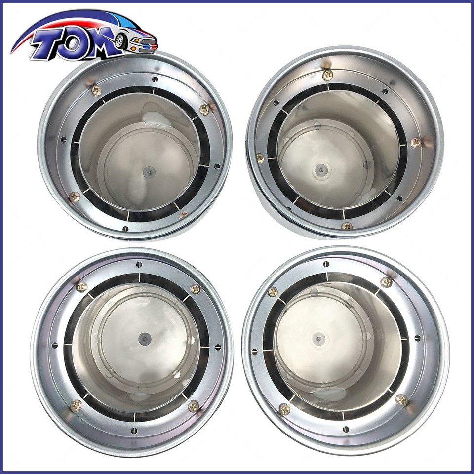 8 Lug 16 Inch Chrome Wheel Center Hub Caps Nut Covers Alloy For Ford ...