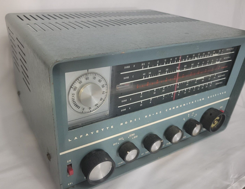Lafayette HA-63 Ham Radio Receiver RARE HTF Shortwave AM Clean Controls ...