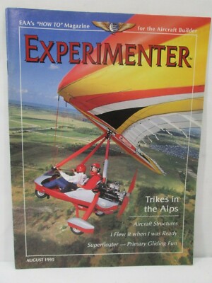 EAA Experimenter Airplane Aviation Magazine August 1995 Aircraft ...