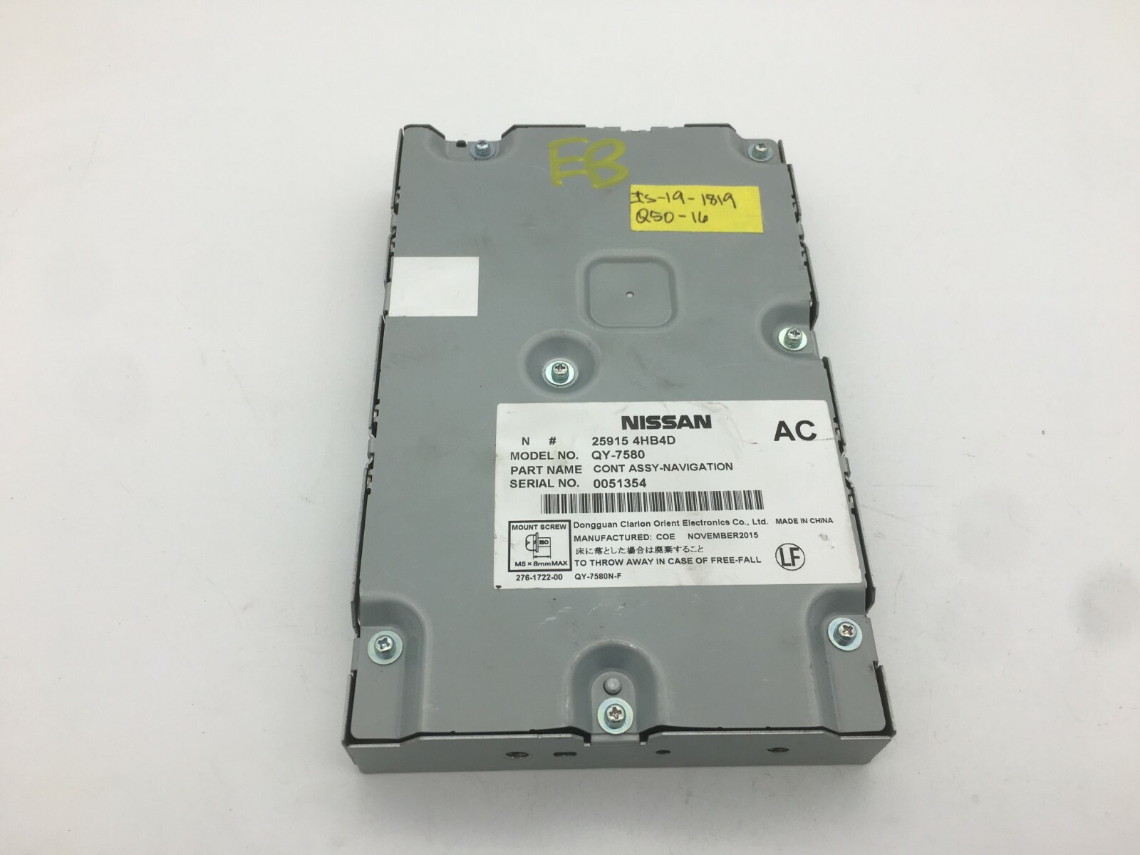 ⭐⭐ OEM INFINITI Q50 QX30 NAVIGATION DRIVER ASSIST GPS CONTROL MODULE ...