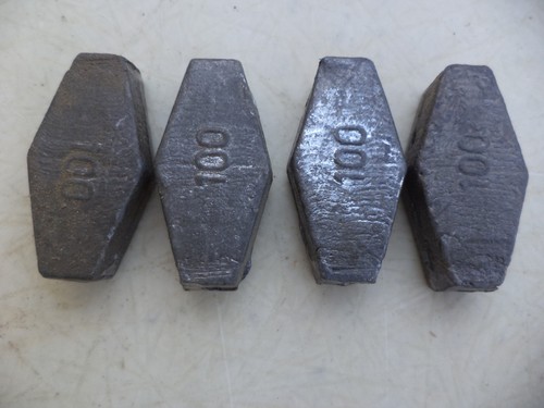 4 PLOMBS PERCES DE 100 Grammes | eBay