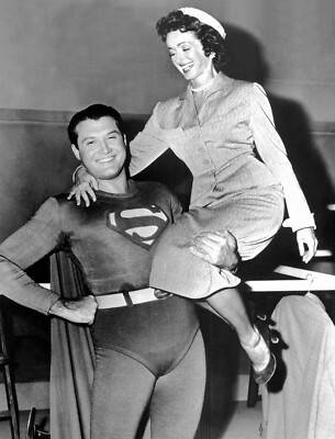George Reeves Phyllis Coates as Lois & Superman Classic TV Show Photo 5 ...