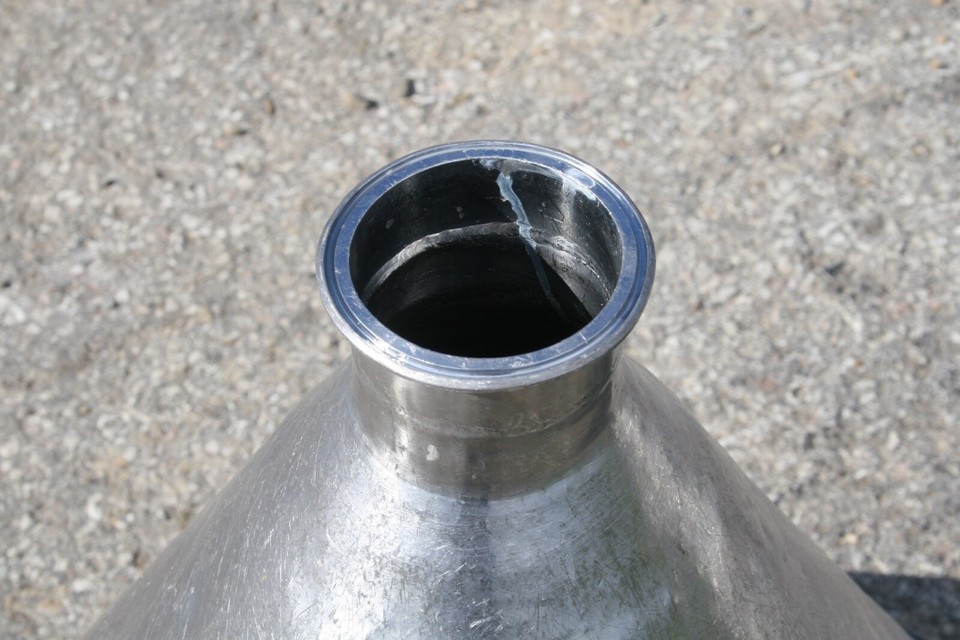 Large Stainless Steel Funnel 3" to 30" *Pipe Clamp Type Connector | eBay