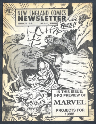 New England Comics Newsletter #32 May 1988 Marvel Comic Web of Spider ...