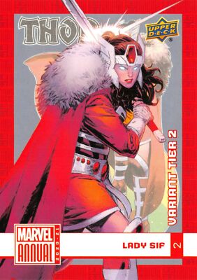 LADY SIF / Marvel Annual 2020-21 (UD 2022) BASE Trading Card #2 ...