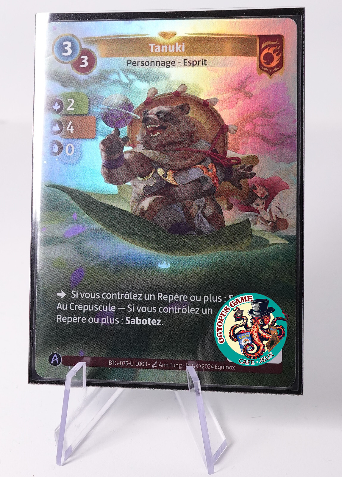 Carte Altered TCG - Unique Foil ART - TANUKI Bravos - KS édition | eBay